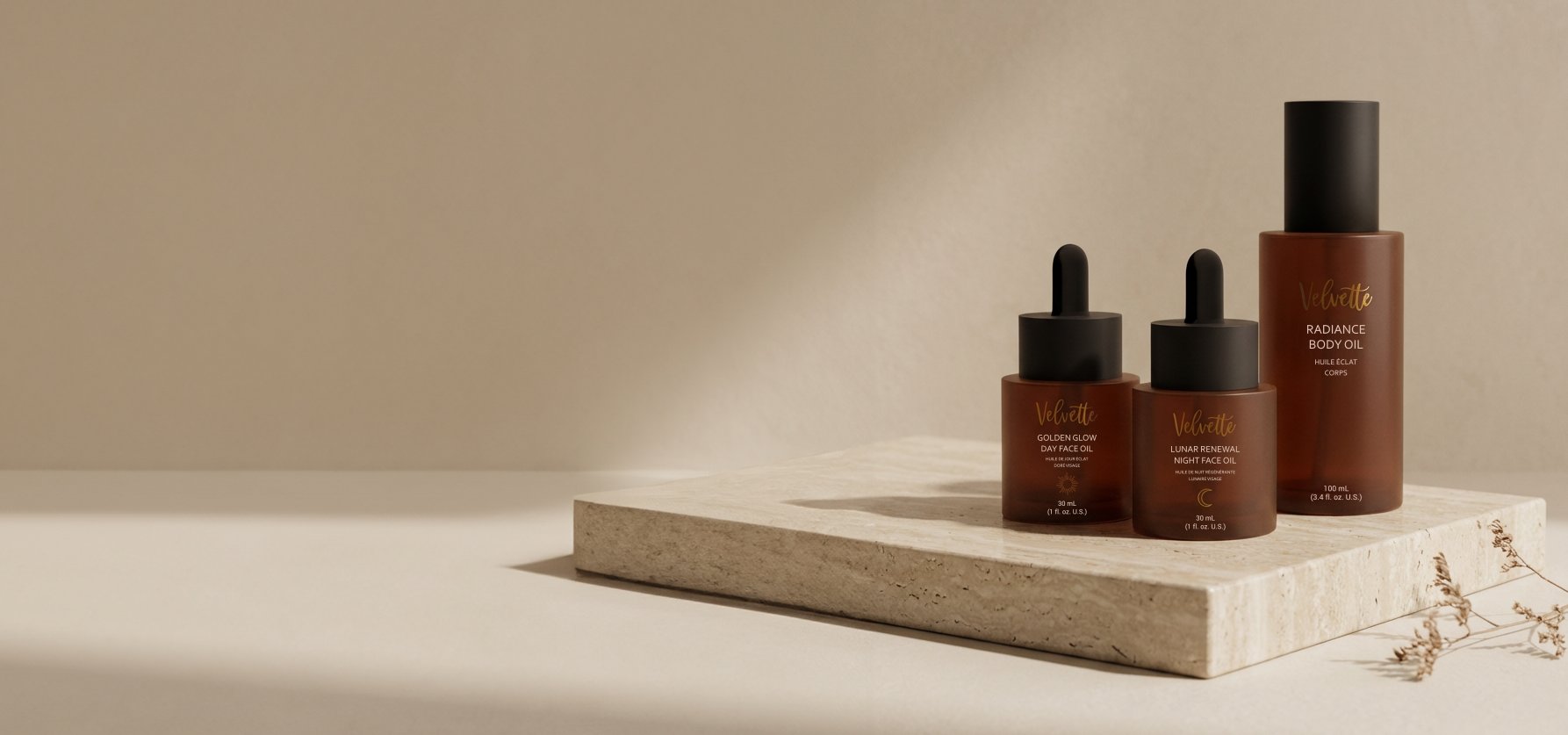 Velvette — Nourishing face oils for skin that’s changed over time